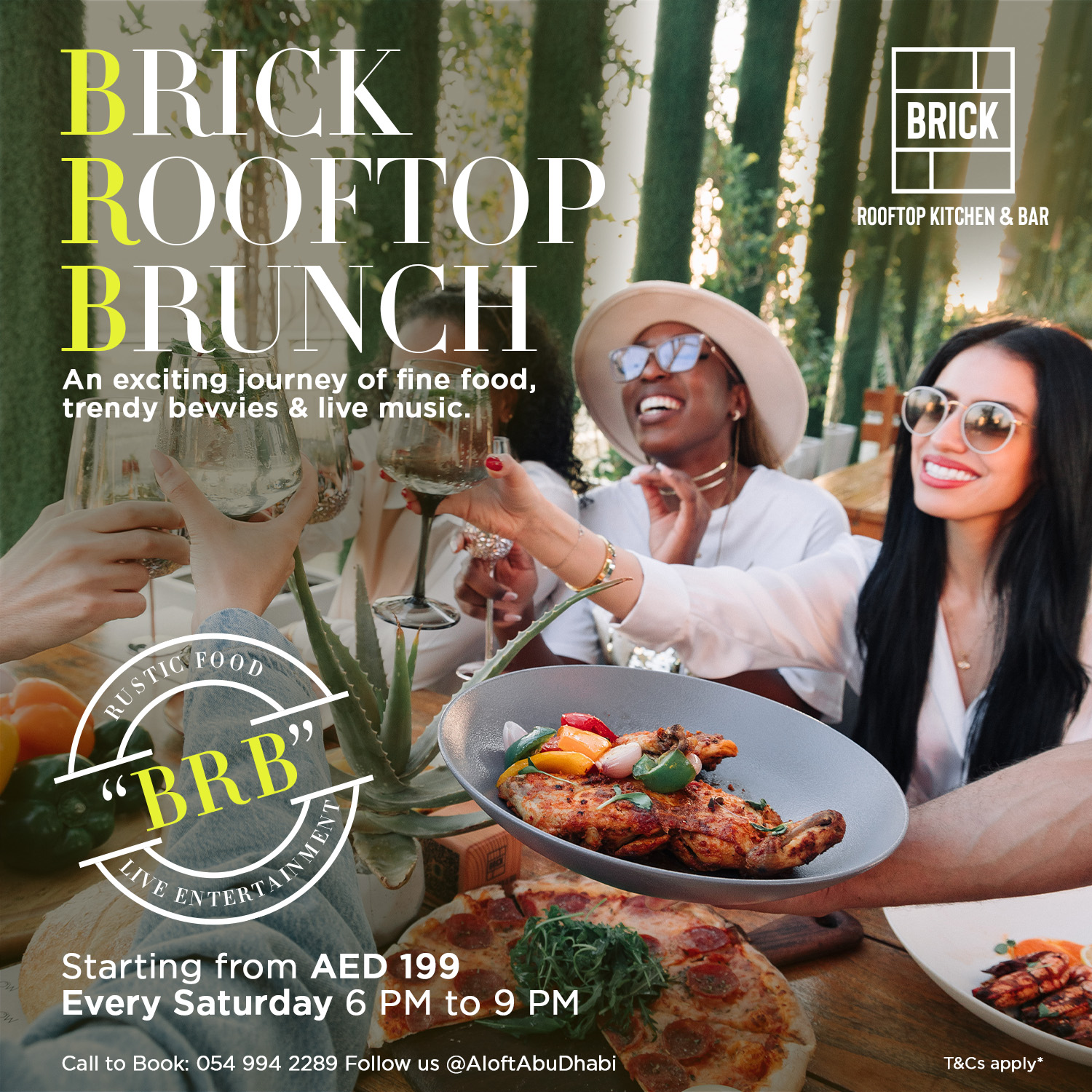 Brick Rooftop Brunch on Saturday 5th April 2025 in Brick Rooftop ...