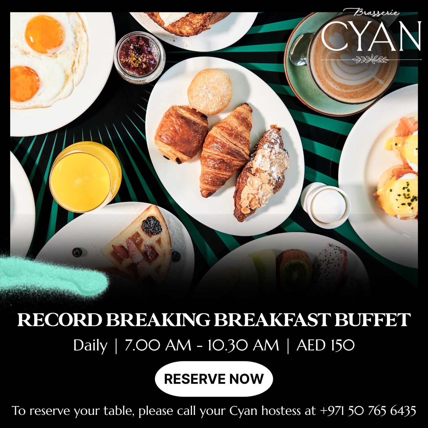 Record-Breaking Breakfast Buffet at Cyan Brasserie on Wednesday 23rd ...